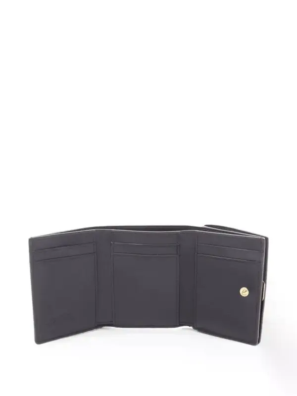 Loewe 2020s Anagram Trifold Wallet - Black
