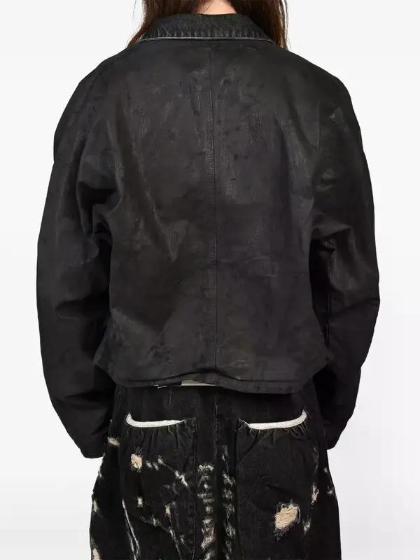 RRR123 Trappist Striped Trucker Jacket