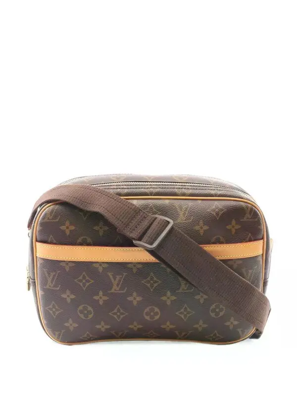 LOUIS VUITTON 2002 Pm Reporter Monogram Canvas Shoulder Bag - Brown