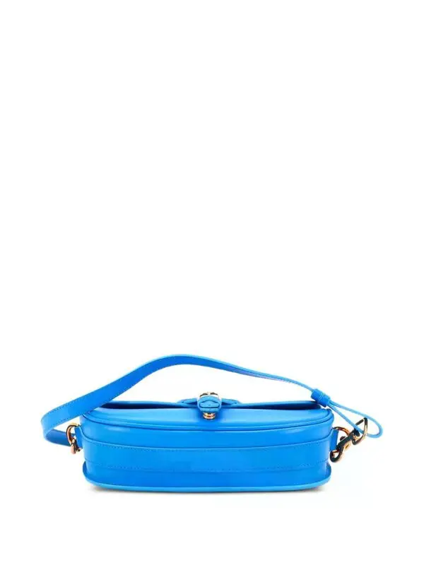 Dior Leather East West Crossbody Bag - Blue