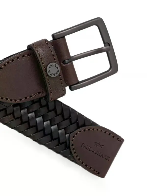 Paul & Shark Woven Leather Belt