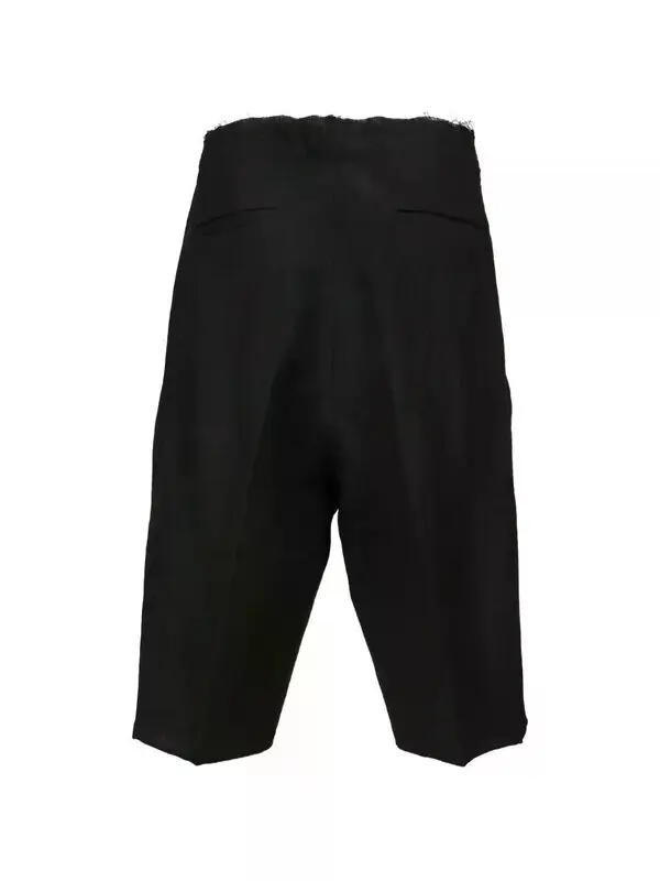 BIBLIOTHERK Raw-edge Balloon Shorts