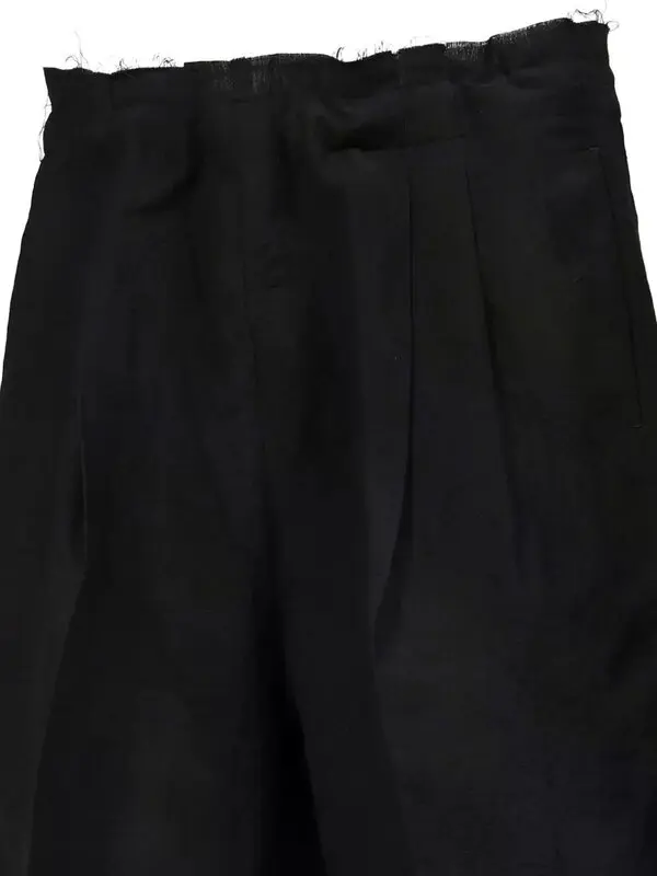 BIBLIOTHERK Raw-edge Balloon Shorts