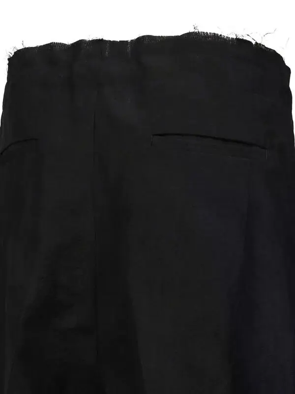 BIBLIOTHERK Raw-edge Balloon Shorts