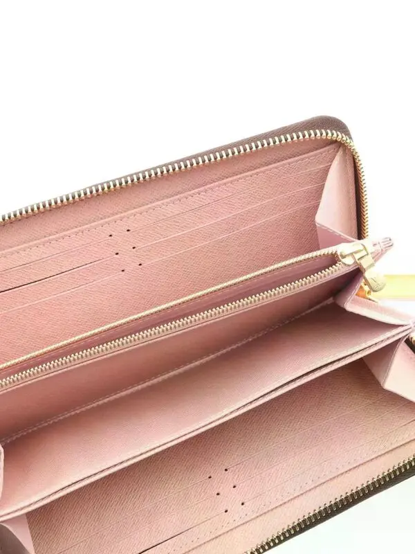 LOUIS VUITTON 2019 Damier Ebene Zippy Wallet - Brown
