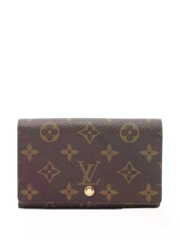 LOUIS VUITTON 2001 Monogram Bi-fold Wallet - Brown