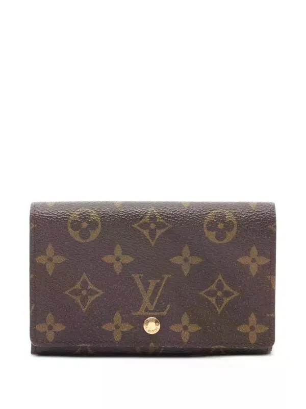 LOUIS VUITTON 2001 Monogram Bi-fold Wallet - Brown