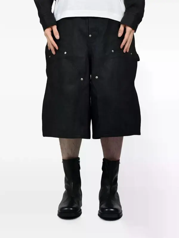 RIVET & HIDE Stud-detail Baggy Shorts