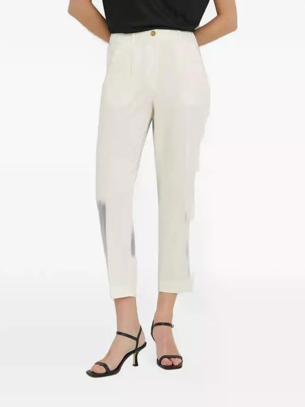 Sisley Elasticated-waistband Tailored Trousers