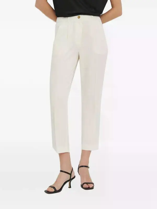 Sisley Elasticated-waistband Tailored Trousers