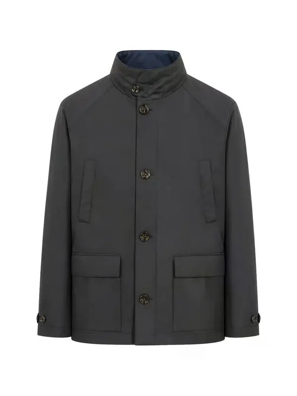 TOMBOLINI Button-up High-neck Jacket
