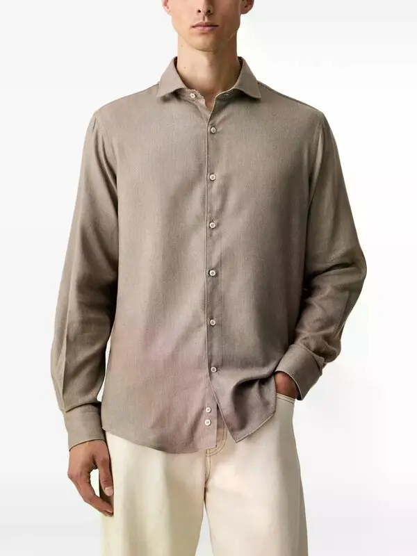 Paul & Shark Houndstooth-print Cuff Shirt