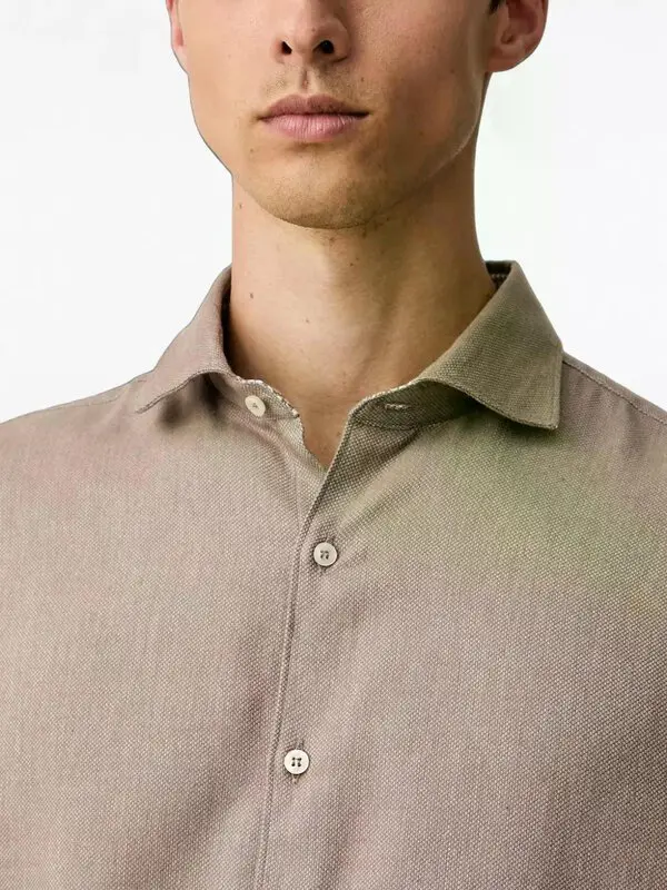 Paul & Shark Houndstooth-print Cuff Shirt