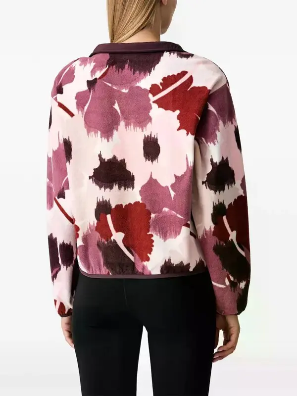 Columbia Floral-print Quarter-zip Pullover