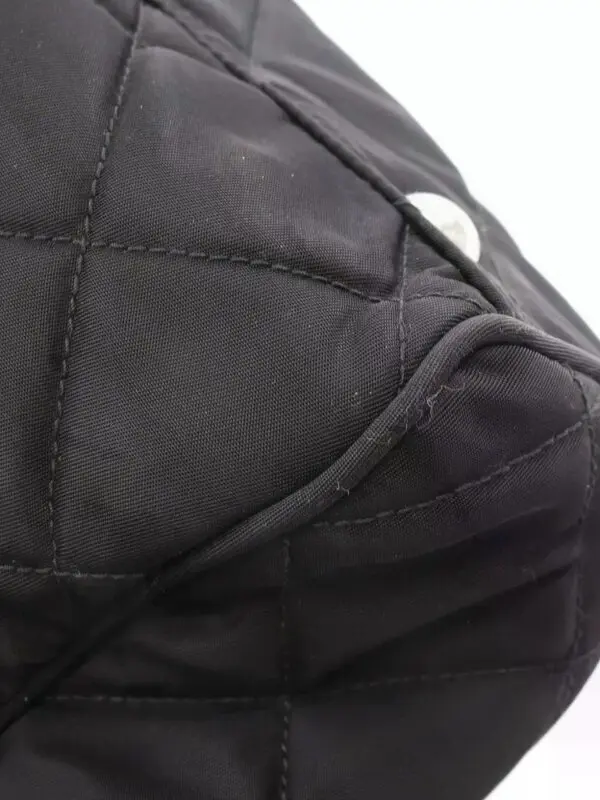 Prada Tessuto Impuntu Chain Shoulder Bag