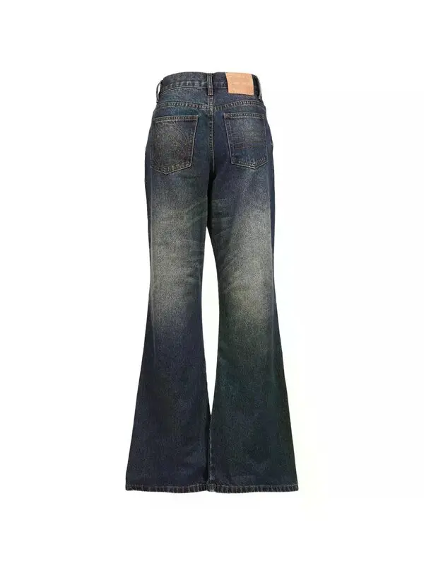 THE EDGE OF EARTH™ Bleached-effect Flared Jeans