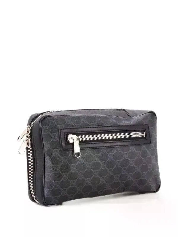 Gucci Soft Zip Sling Bag Gg Coated Canvas Small Crossbody Bag