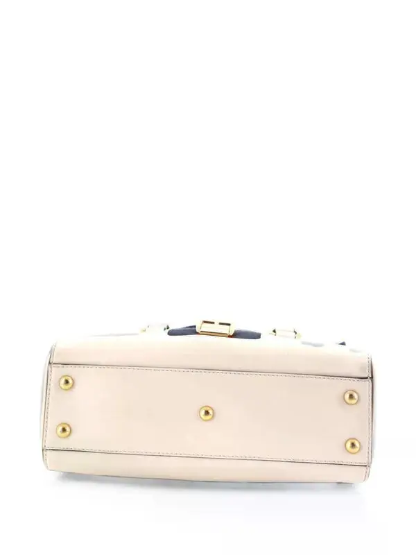 Gucci Sylvie Top Handle Tote Leather Medium Satchel