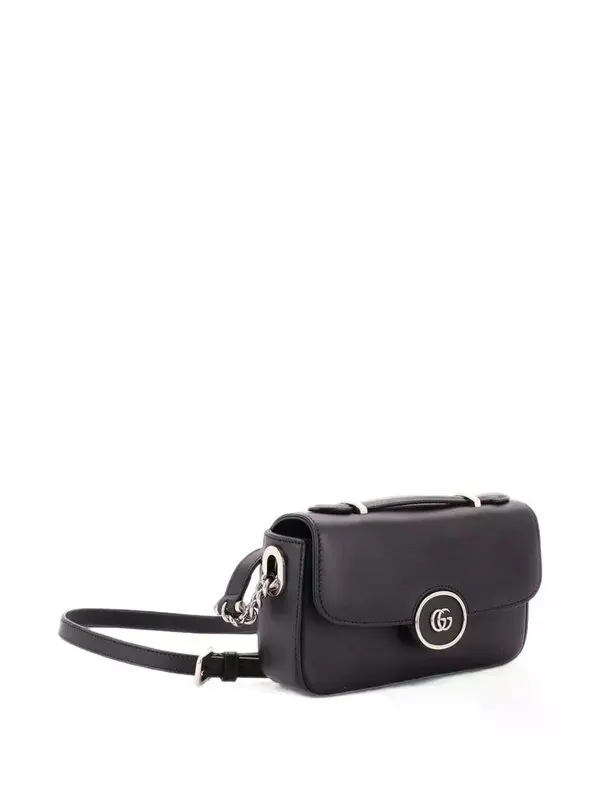 Gucci Petite Gg Flap Leather Mini Shoulder Bag