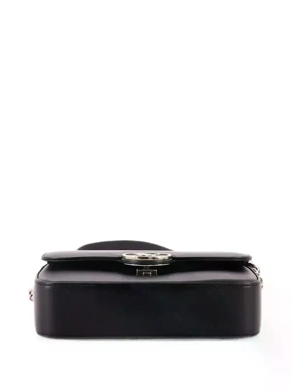 Gucci Petite Gg Flap Leather Mini Shoulder Bag