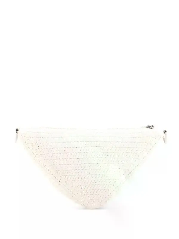 Prada Crochet Raffia Small Crossbody Bag