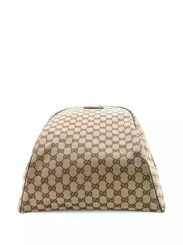 Gucci Zip Around Travel Gg Canvas Backpack