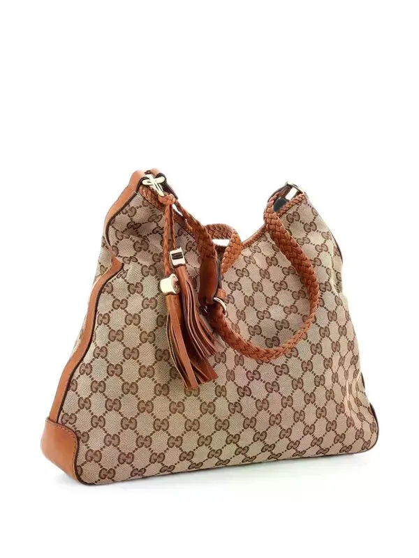 Gucci Marrakech Gg Canvas Medium Hobo Bag