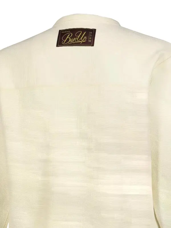 BOSSUP Thermal Logo-embroidered T-shirt