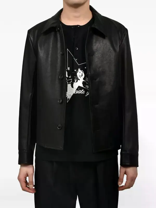 CEDARWOOD Alonzo Faux-leather Jacket