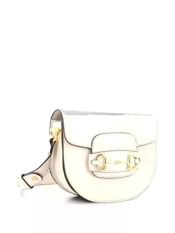 Gucci Horsebit 1955 Rounded Shoulder Bag Leather Mini Crossbody Bag