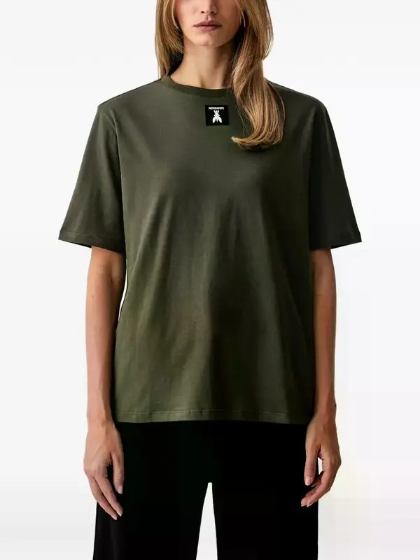 Patrizia Pepe Logo-patch T-shirt