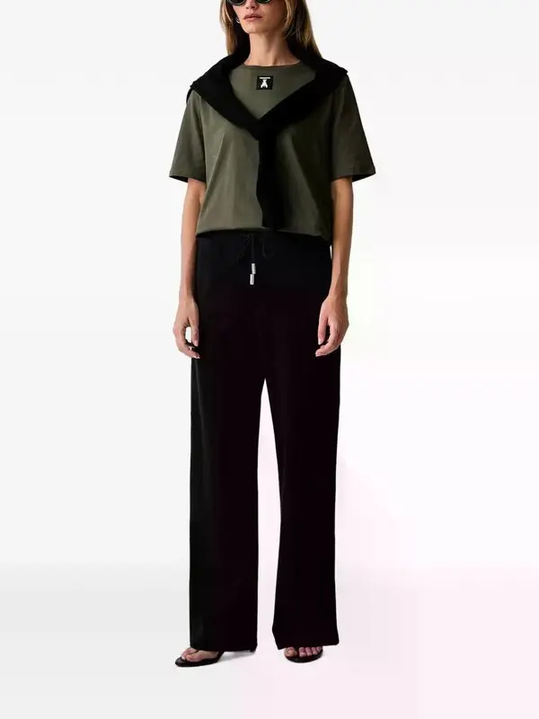 Patrizia Pepe Logo-patch T-shirt