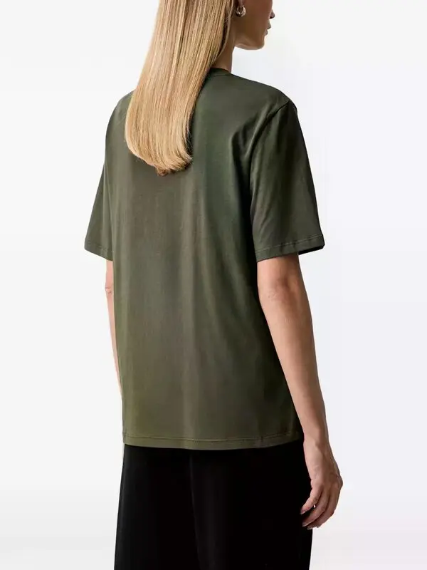 Patrizia Pepe Logo-patch T-shirt
