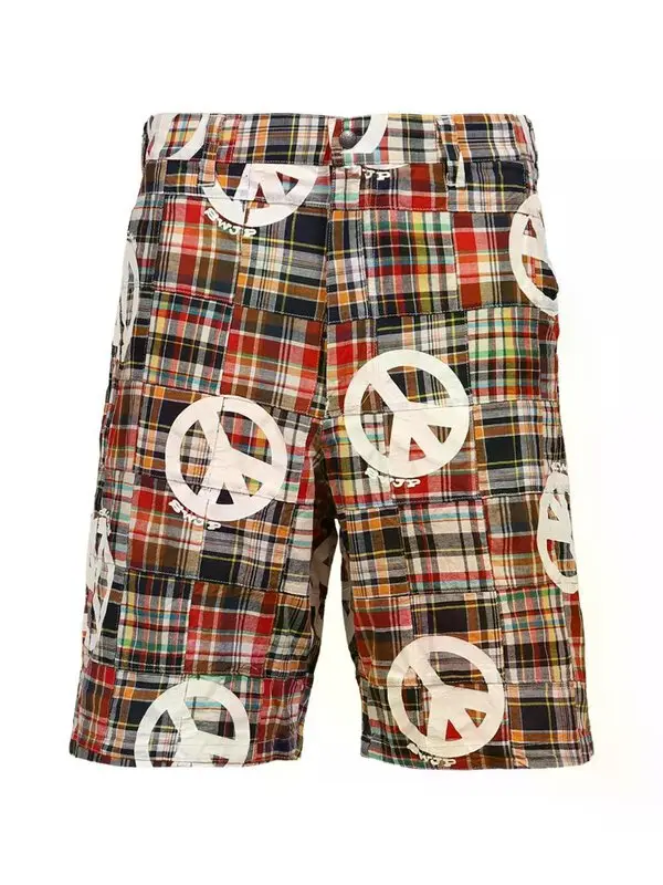 SWJP Madras Patchwork Shorts