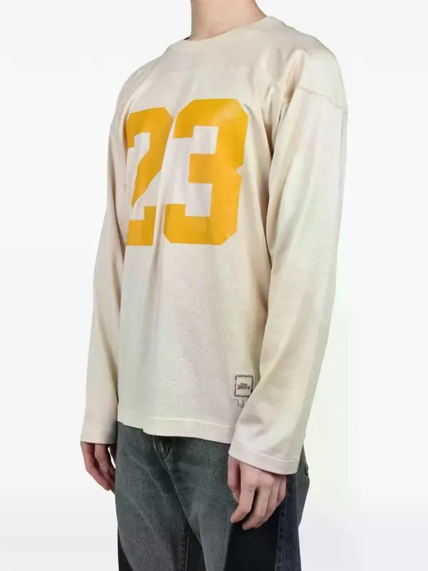 DEAR BORO Number-print T-shirt