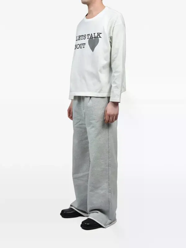 CEDARWOOD Ats Slogan-print Long-sleeve T-shirt