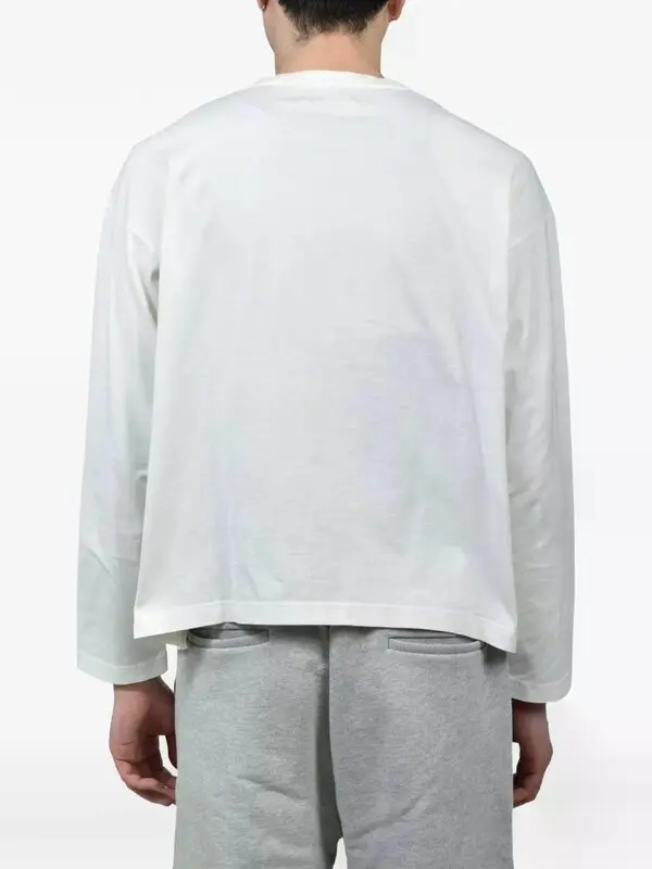 CEDARWOOD Ats Slogan-print Long-sleeve T-shirt