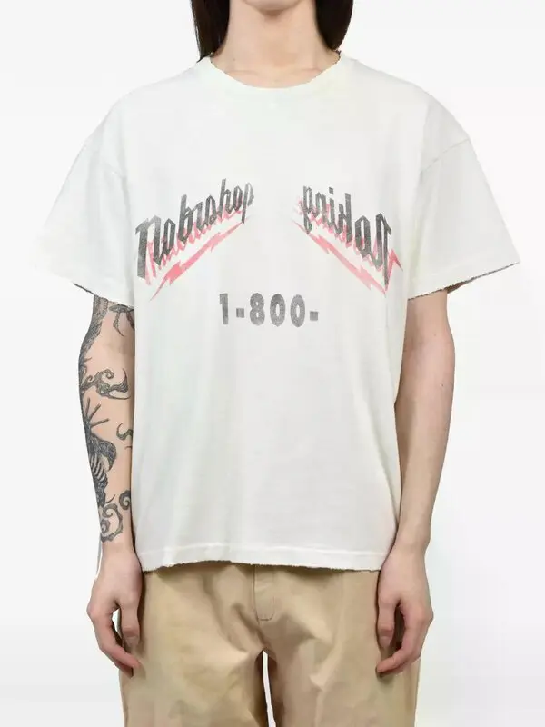 NO BISHOP NO KING Graphic-print T-shirt