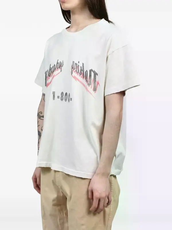 NO BISHOP NO KING Graphic-print T-shirt