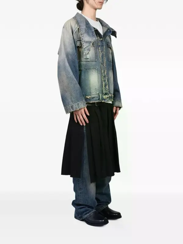 DOMENICO OREFICE A4 Distressed Denim Jacket