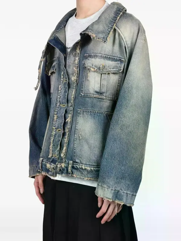 DOMENICO OREFICE A4 Distressed Denim Jacket