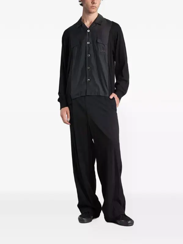 Undercover Logo-patch Wide-leg Trousers
