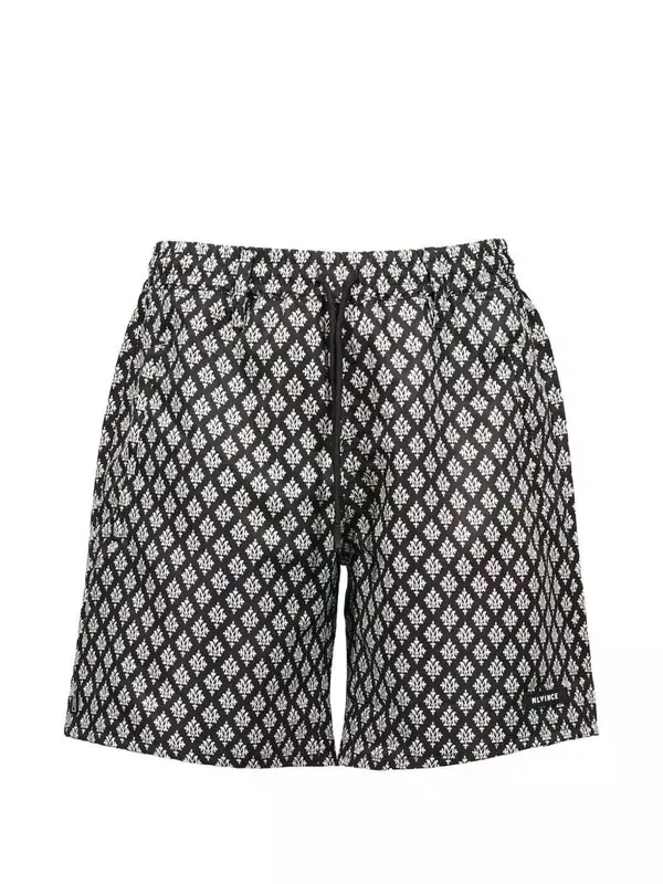 MLVINCE Monogram Print Shorts