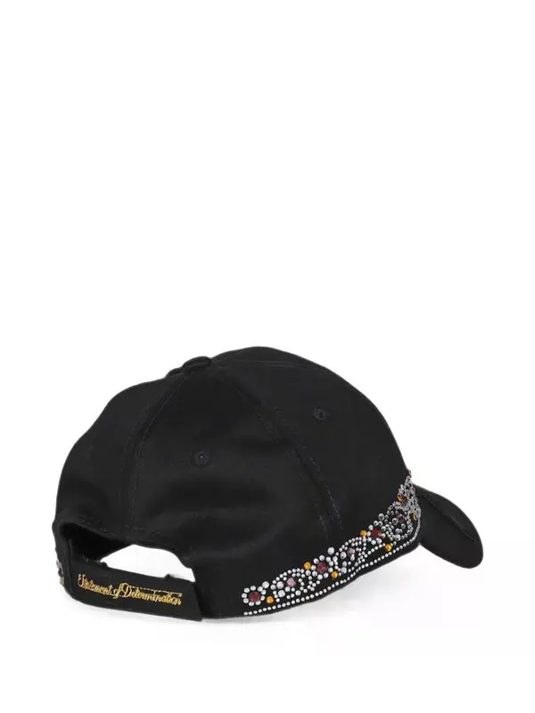 BOSSUP Rhinestone-embellished Embroidered Baseball Cap