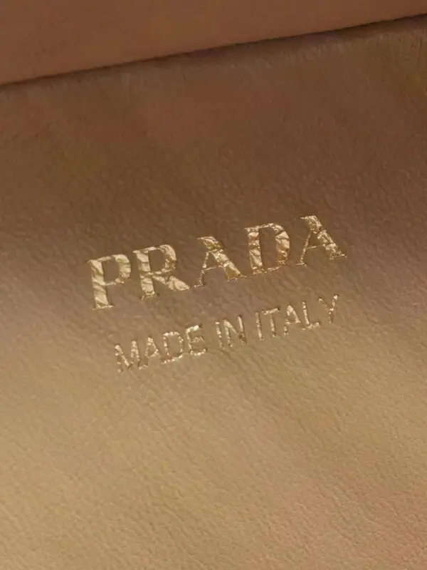 Prada Leather Shoulder Bag - Neutrals