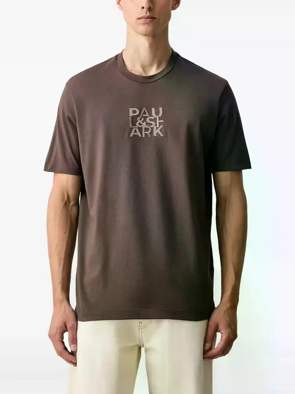 Paul & Shark Logo-embroidered T-shirt