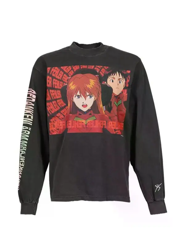 EVANGELI0N 95 Graphic-print Long-sleeve T-shirt