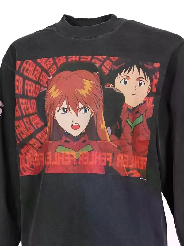 EVANGELI0N 95 Graphic-print Long-sleeve T-shirt