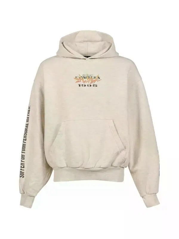 EVANGELI0N 95 Logo-print Graphic-print Hoodie