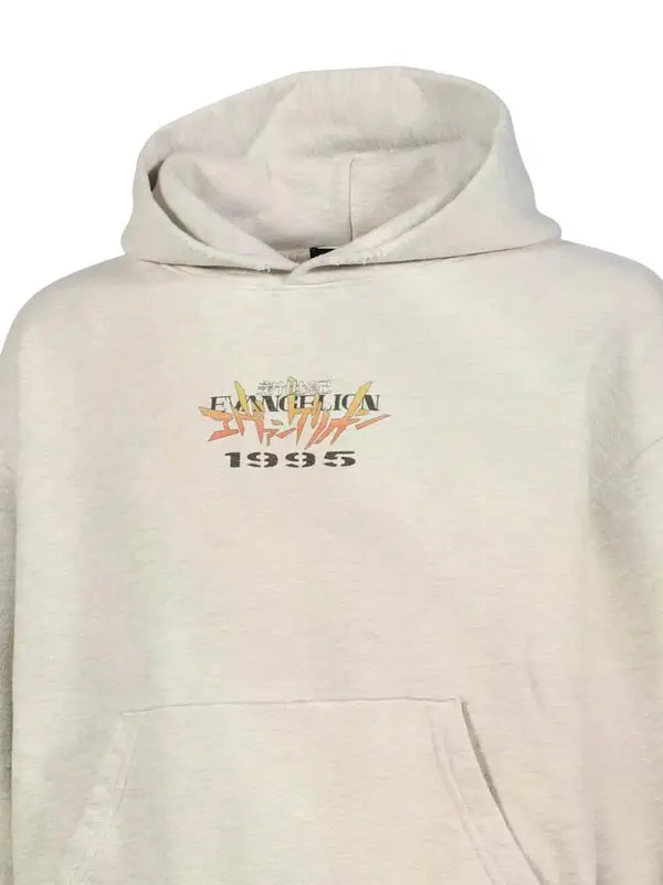 EVANGELI0N 95 Logo-print Graphic-print Hoodie